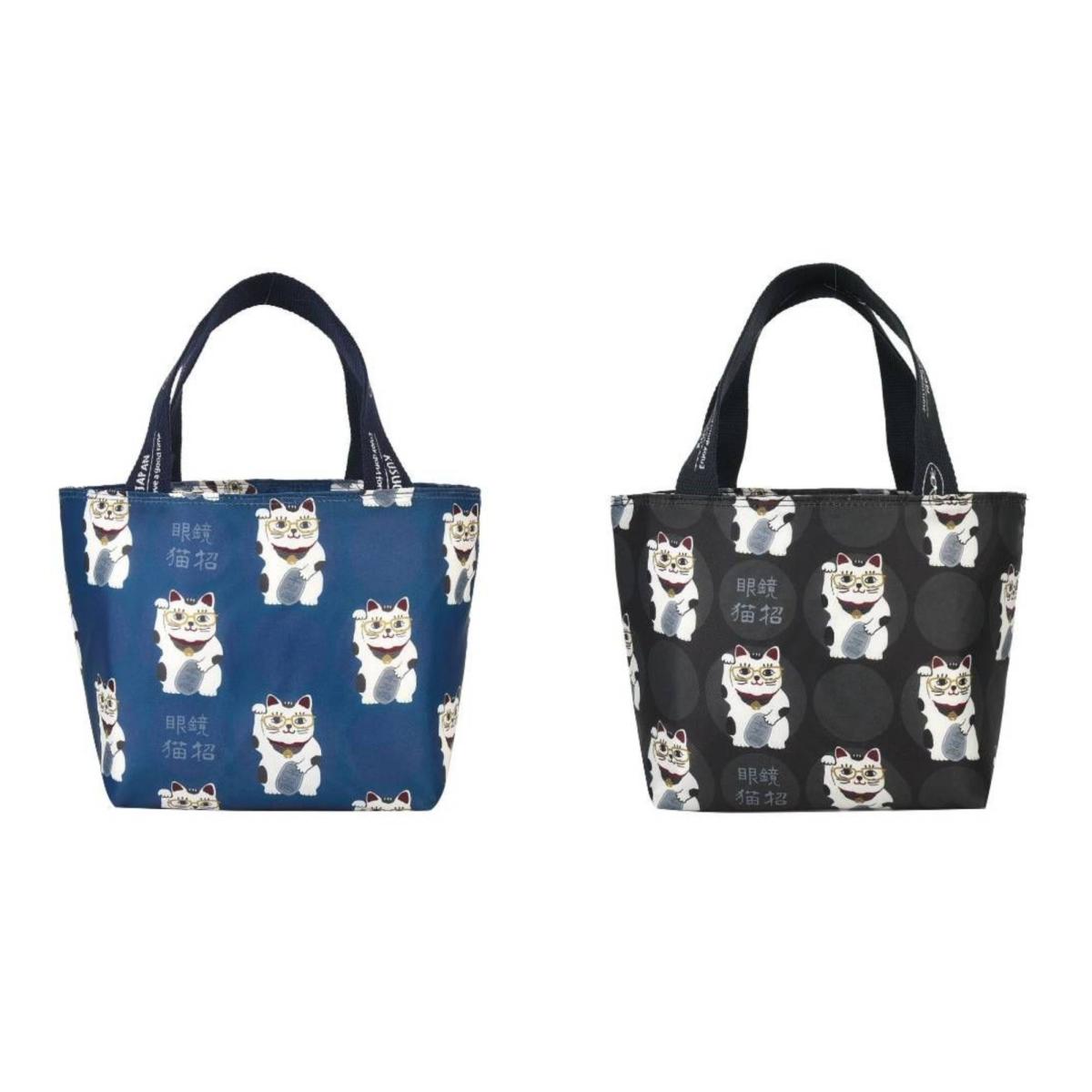 Caumeri 保冷保温ランチバッグ 猫招き柄（ねこ ネコ 猫）/詳細