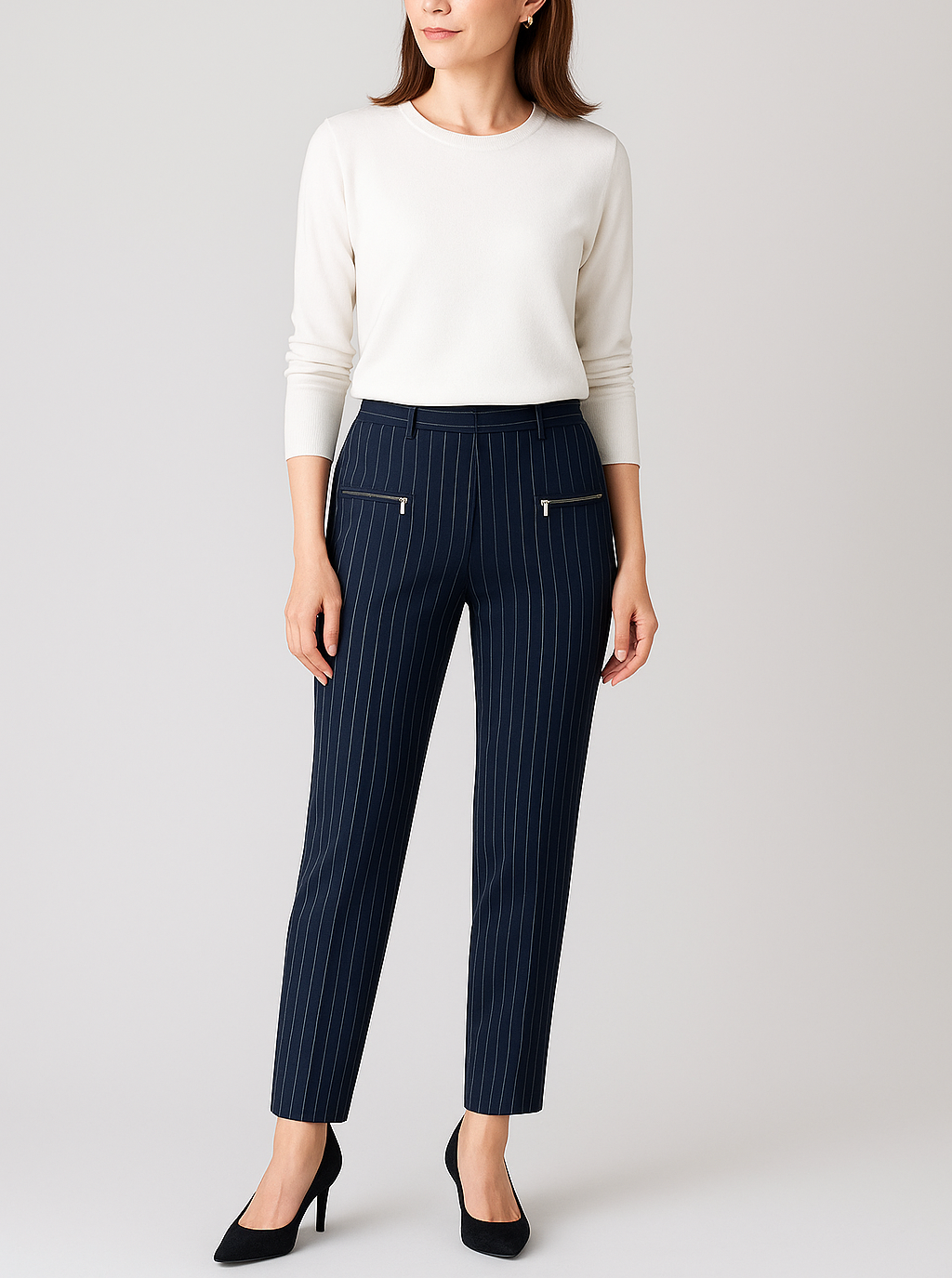 Caumeri 美脚ポケ付センターシームパンツ【30本セット】 /詳細