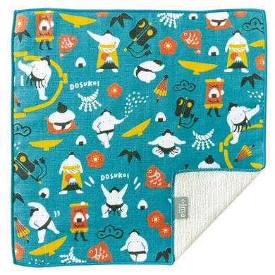 Caumeri +ima今治生まれのハンカチ 万福どすこい/詳細