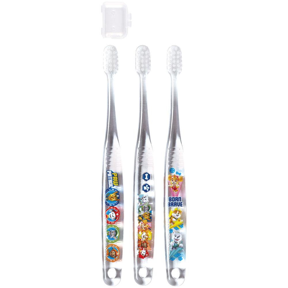 Caumeri クリア歯ブラシ3本セット パウ・パトロール23／TBCR5T_635373/詳細